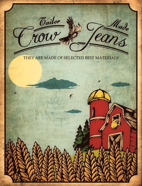 Crow Jeans New Lot 001 & Lot 002 - Darahkubiru