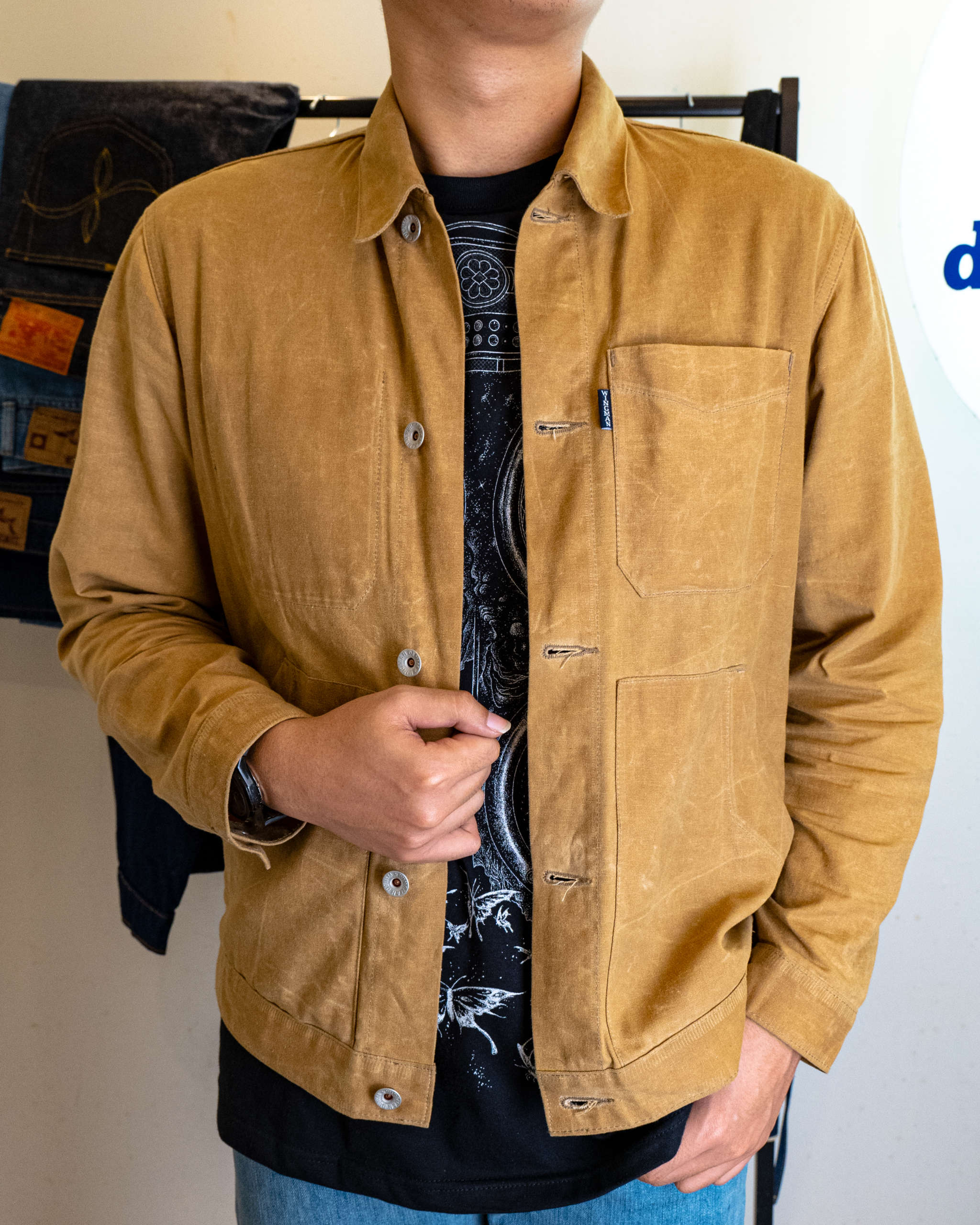 Honest Review: Wingman Denim Waxed Jacket British Tan - Darahkubiru